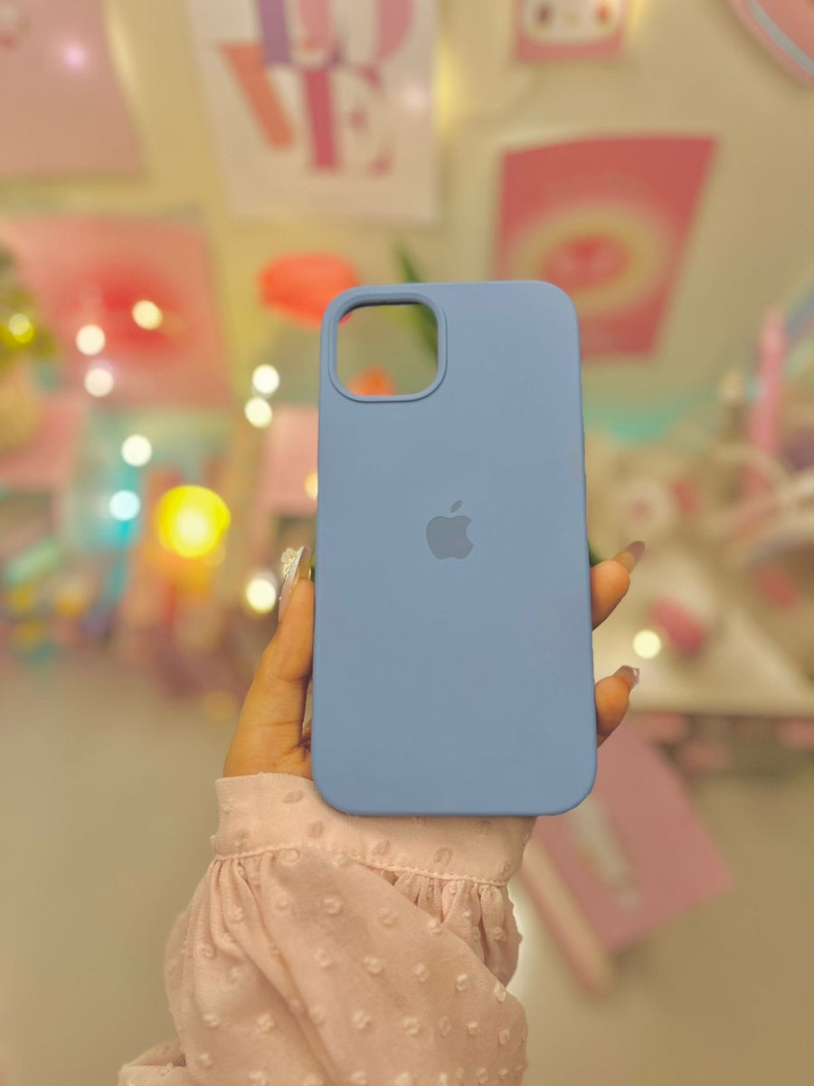 Sky blue Silicon Mobile Case – Shopack