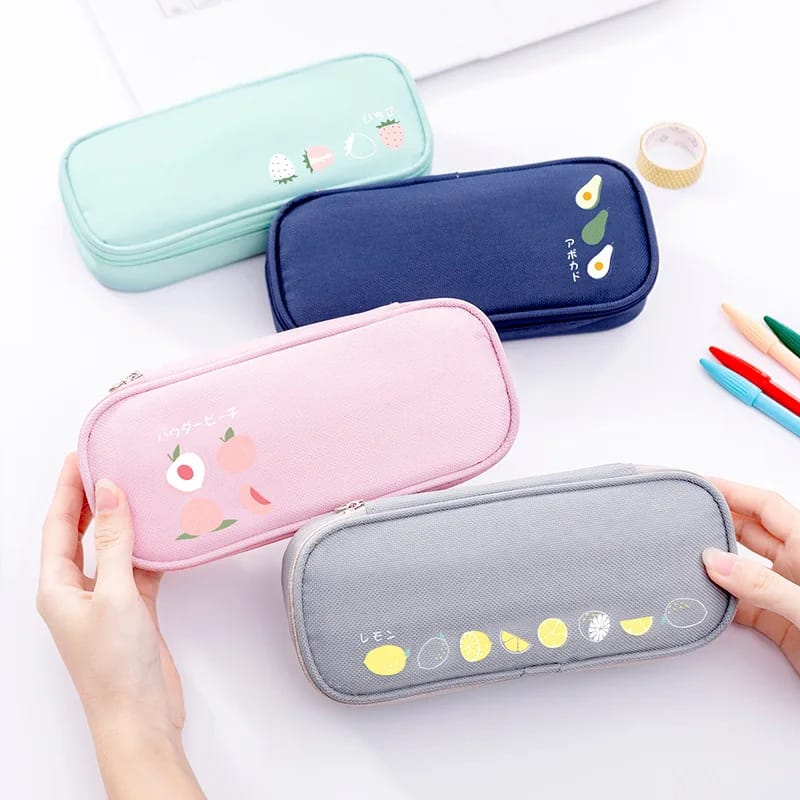 Cute Fruit Canvas Little Pencil Case – Shopack