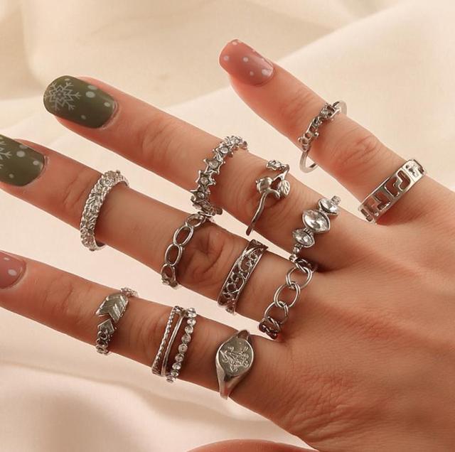 Vintage Bohemia Geometric Rings Set – Shopack