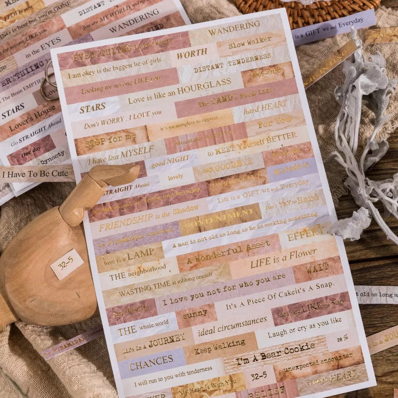 Post It Letter Stickers Sheet – Shopack